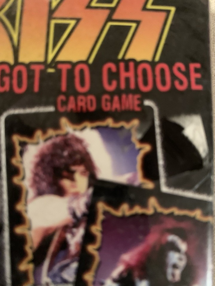 KISS OFFICIAL GOT TO CHOOSE CARD GAME SEALED | eBay