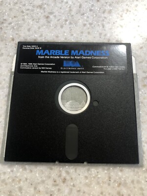 MARBLE MADNESS FOR COMMODORE 64 128 ATARI GAMES FLOPPY DISC GAME NES HQ ...