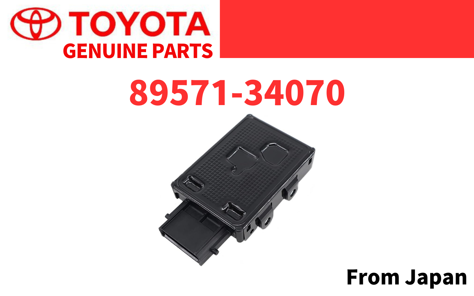 TOYOTA GENUINE TUNDRA 2010-2021 FUEL PUMP CONTROL MODULE 89571-34070 ...