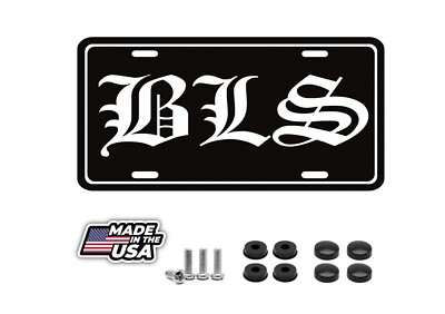 BLS Black Label Society license plate metal tag wall sign vanity tag ...