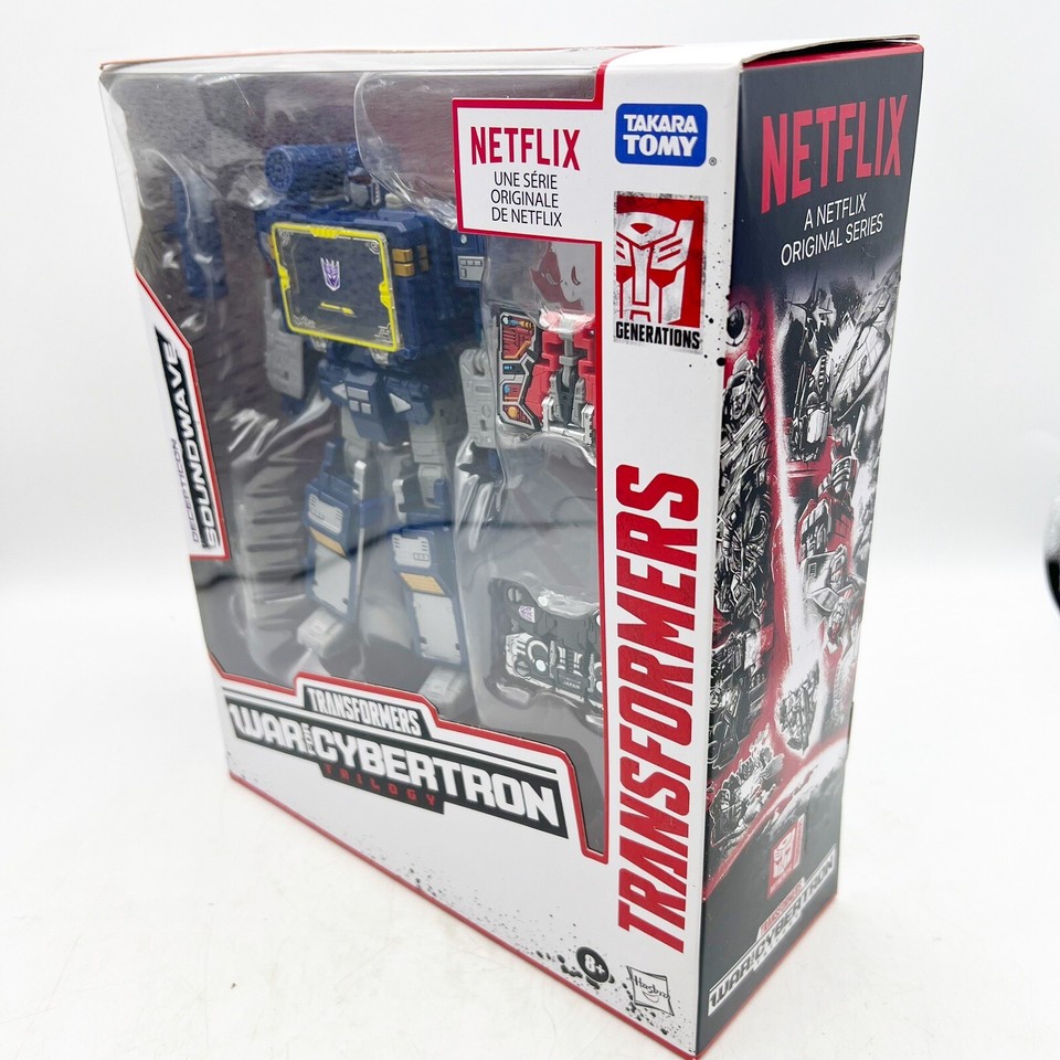 TRANSFORMERS Soundwave NETFLIX War for Cybertron NEW Hasbro ...