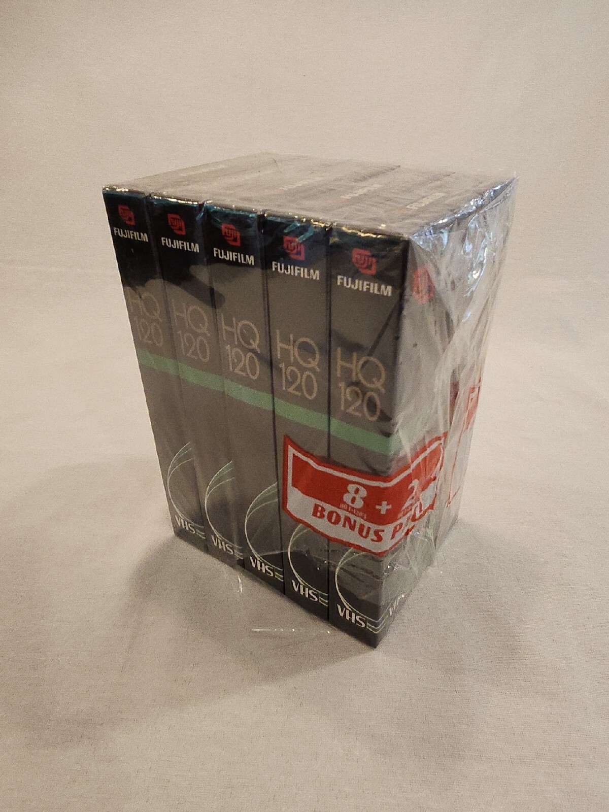 FUJI 5 Pack Of Blank VHS Video Tapes 6Hours HQ 120 NEW & Sealed ...