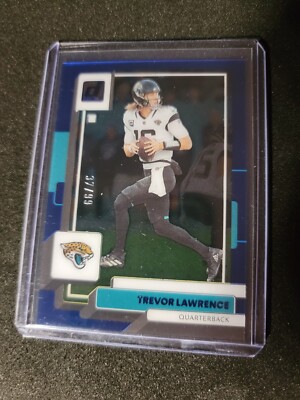 Trevor Lawrence Clearly Donruss 2022 Blue 37/99 | eBay