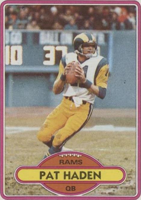 1980 Topps Pat Haden #445 for sale | eBay