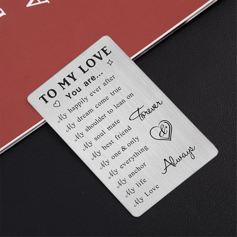 to My Love Wallet Card Gifts, 10 Reasons Why I Love You, Romantic ...