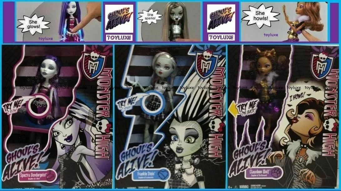 Monster High Ghouls Alive Wave 2