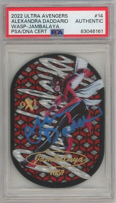 Alexandra Daddario 2022 Fleer Ultra Avengers WASP JAMBALAYA #14 ...