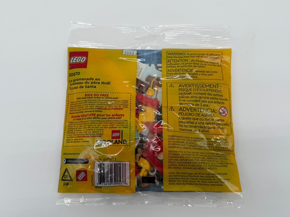 LEGO Creator 30670 Santa's Sleigh Ride Polybag - Christmas! | eBay