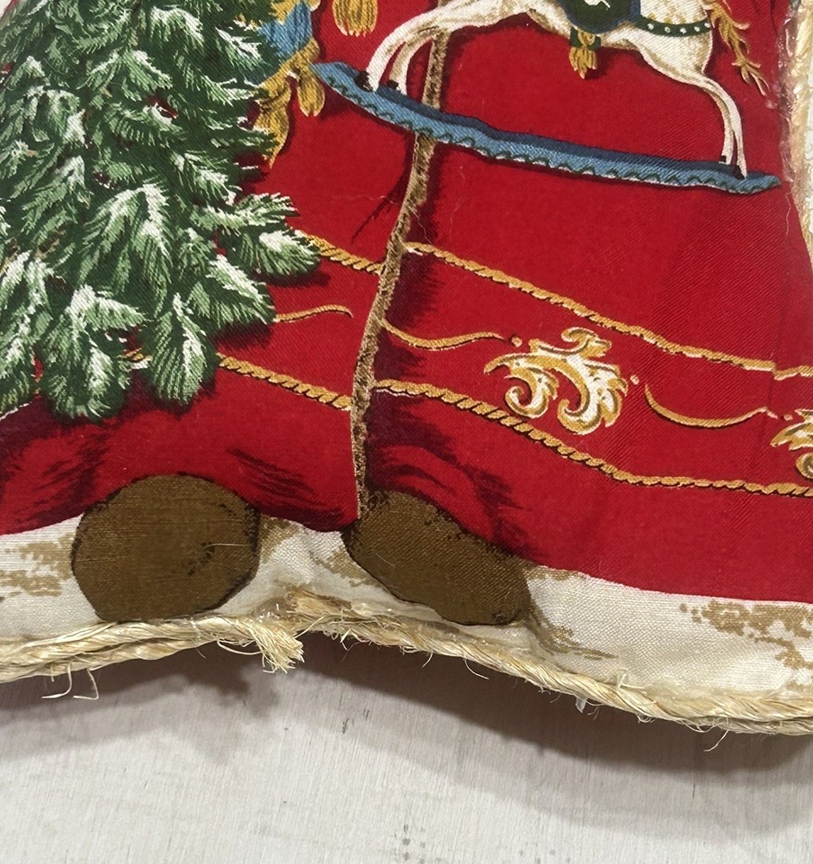 Santa Clause Throw Pillow Saint Nick Christmas Holiday Home Decor ...