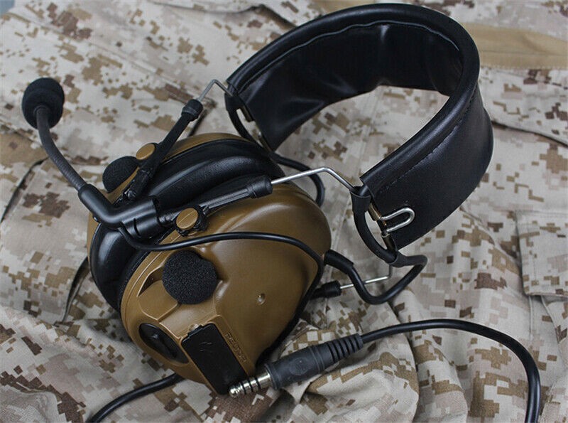 Comtac III PELTOR Headset Noise Reduction Headset For TCA PRC 152 RADIO ...
