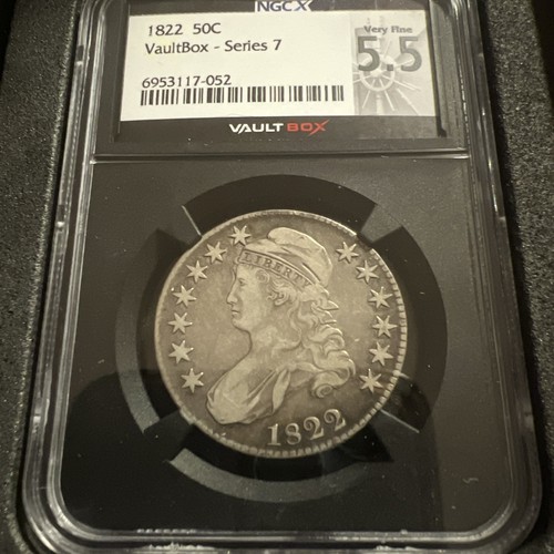 1822 Capped Bust Half - NGC X Very Fine 5.5 Vault Box Series 7 | eBay