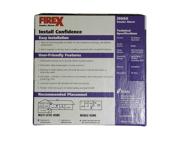 Kidde i9060 Basic Smoke Alarm 5PK **Battery Not Included** | eBay