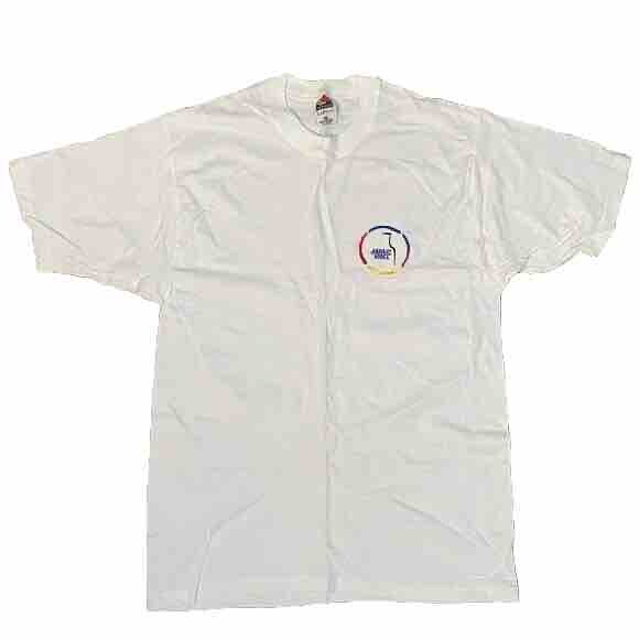 Vintage Single Stitch ABSOLUT Vodka Logo Mens Size M … - Gem