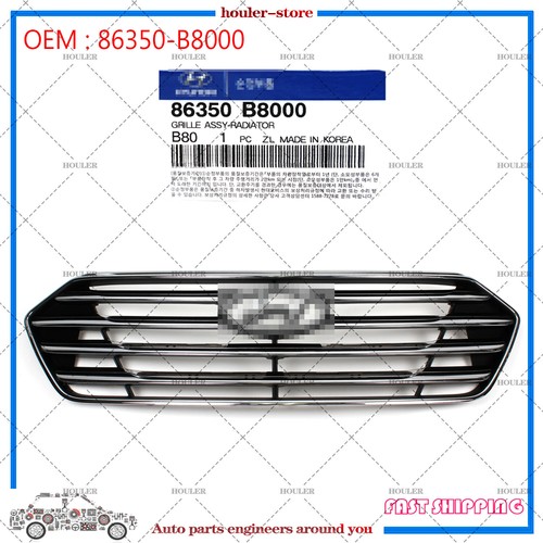 Gen-uine OEM For Hyundai Santa fe 2013-2015 Front Radiator Grill 86350 ...