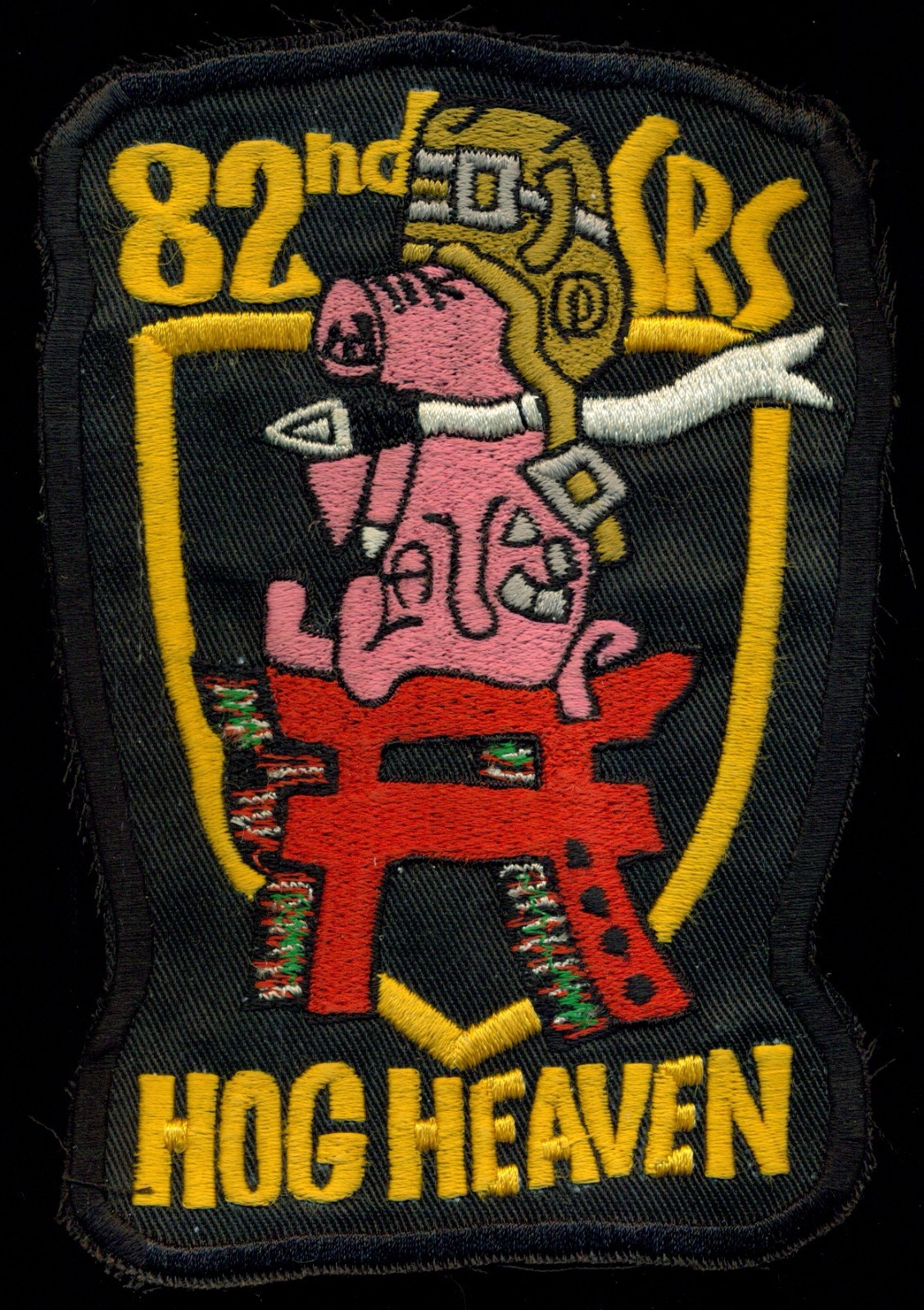 USAF 82nd SRS Reconnaissance SQ RC-135 Hog Heaven Patch S-19 | eBay