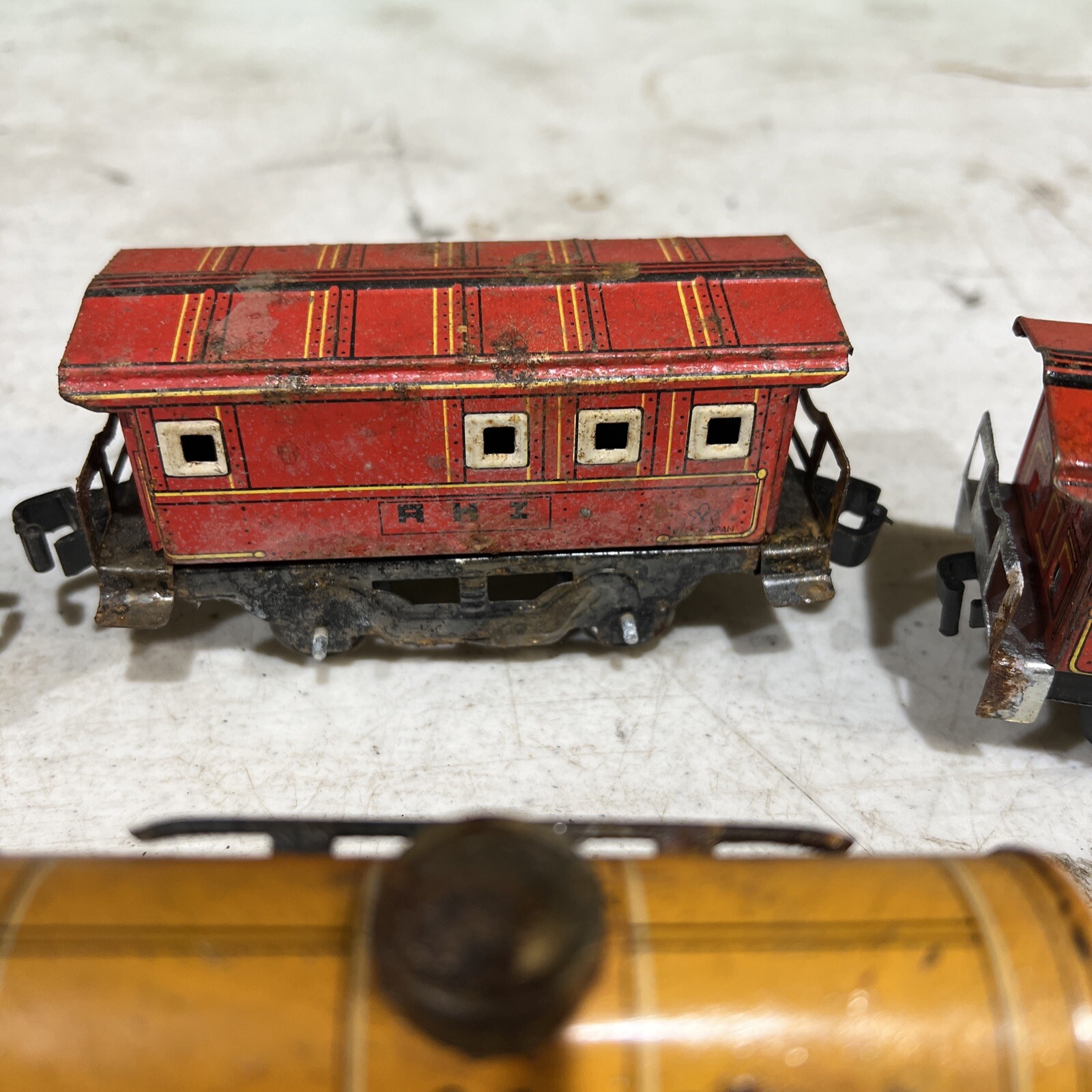 MARX Tin-Plate Lithographed S Gauge Train Cars. In Need Of Restoration ...