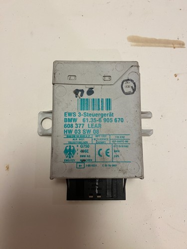 BMW E46 E39 E38 E83 E53 E85 E86 E52 3 5 7 X5 Z4 EWS 3 IMMOBILIZER CNTR ...