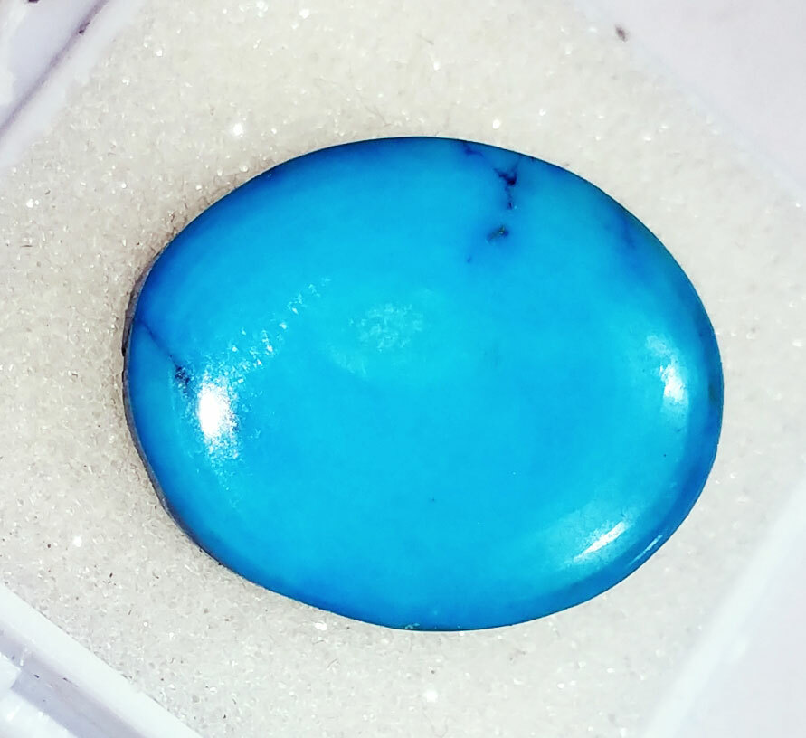 Brilliant Natural Turquoise Oval Shape Opaque 11.10 Ct Loose Gemstone ...