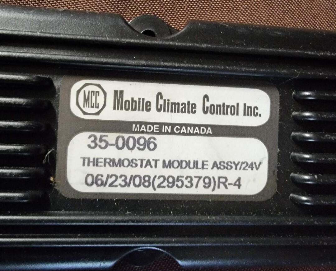 Mobile Climate Control Inc. 35-0096 Thermostat Module ASSY/24v MCC ...