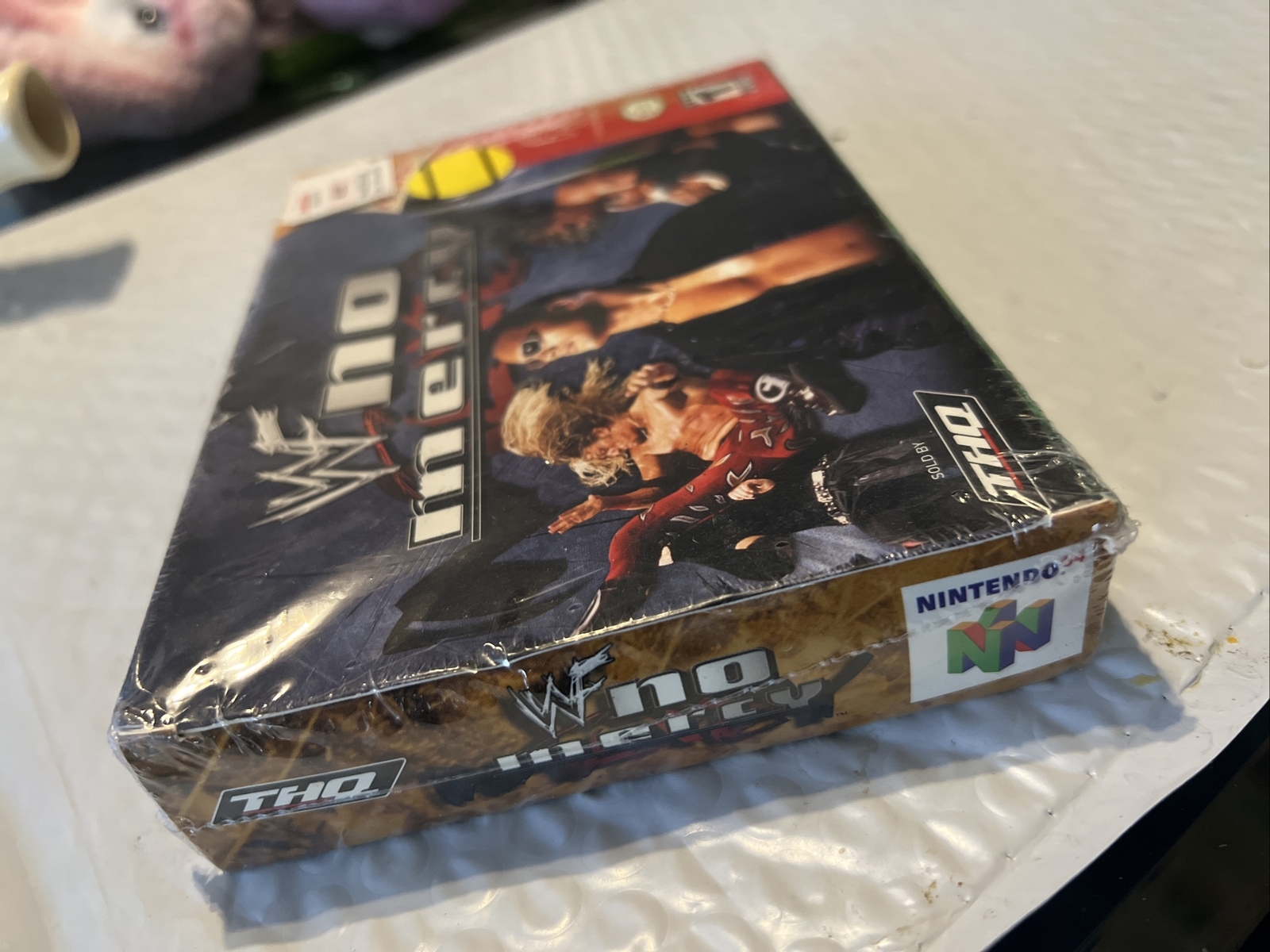 WWF: No Mercy N64 Nintendo 64 Brand New Factory Sealed CREASED DENTED ...