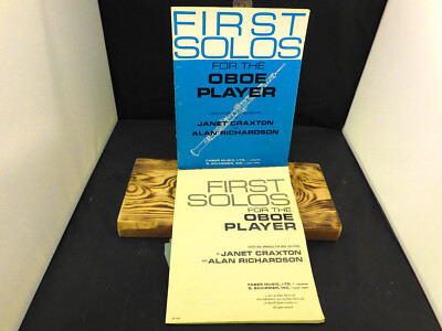 FIRST SOLOS FOR THE OBOE PLAYER By Janet Craxton 1971 | eBay