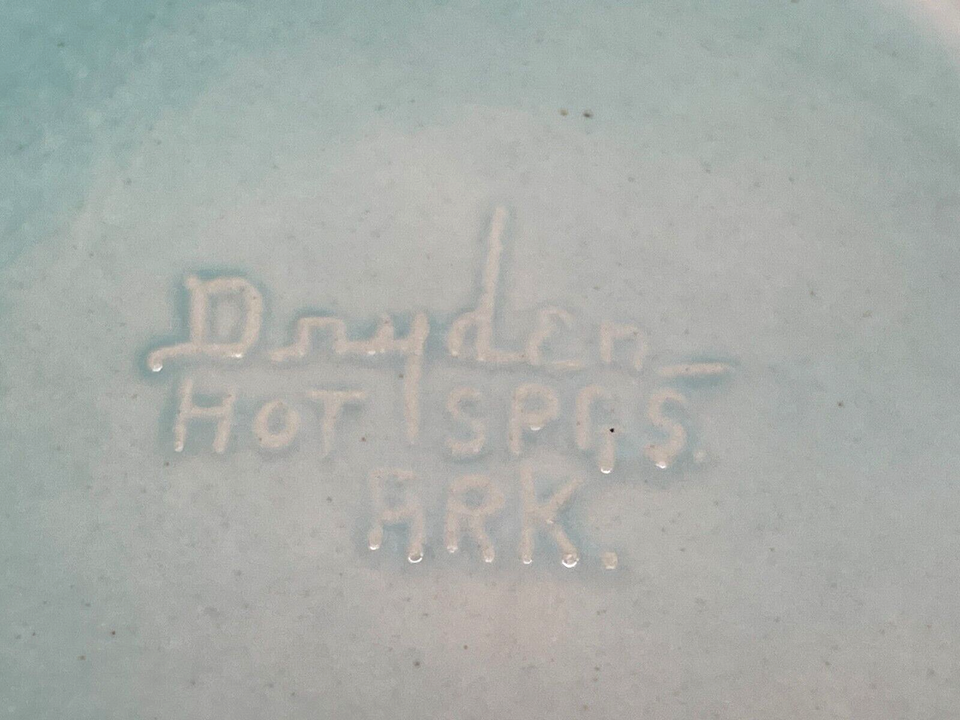 Dryden Pottery Fish Platter Dish hot Spring Arkansas | eBay