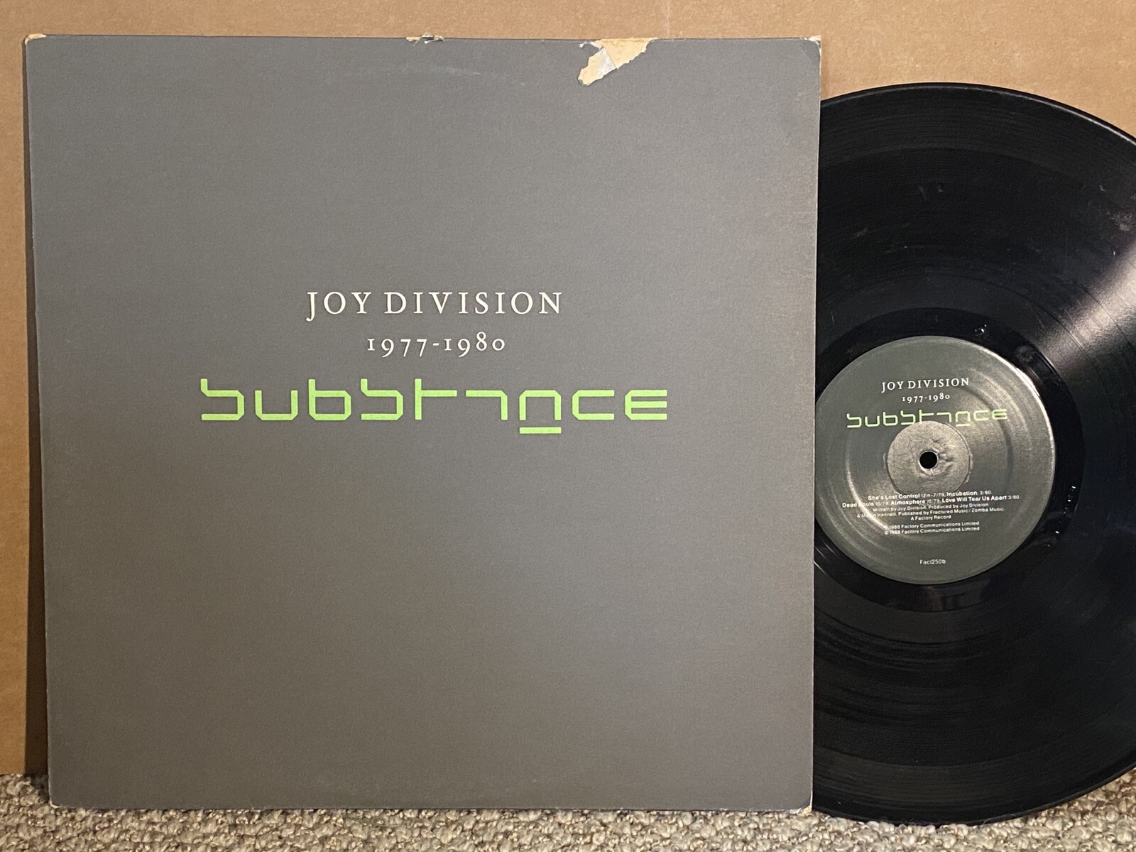 Joy Division Substance 1977-1980 VG UK FACTORY ORIG | eBay