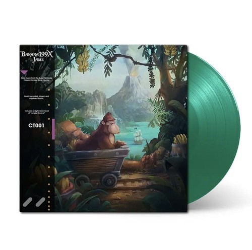 Banana Jamz 199X Donkey Kong Country Soundtrack VGM Green Marble Vinyl ...