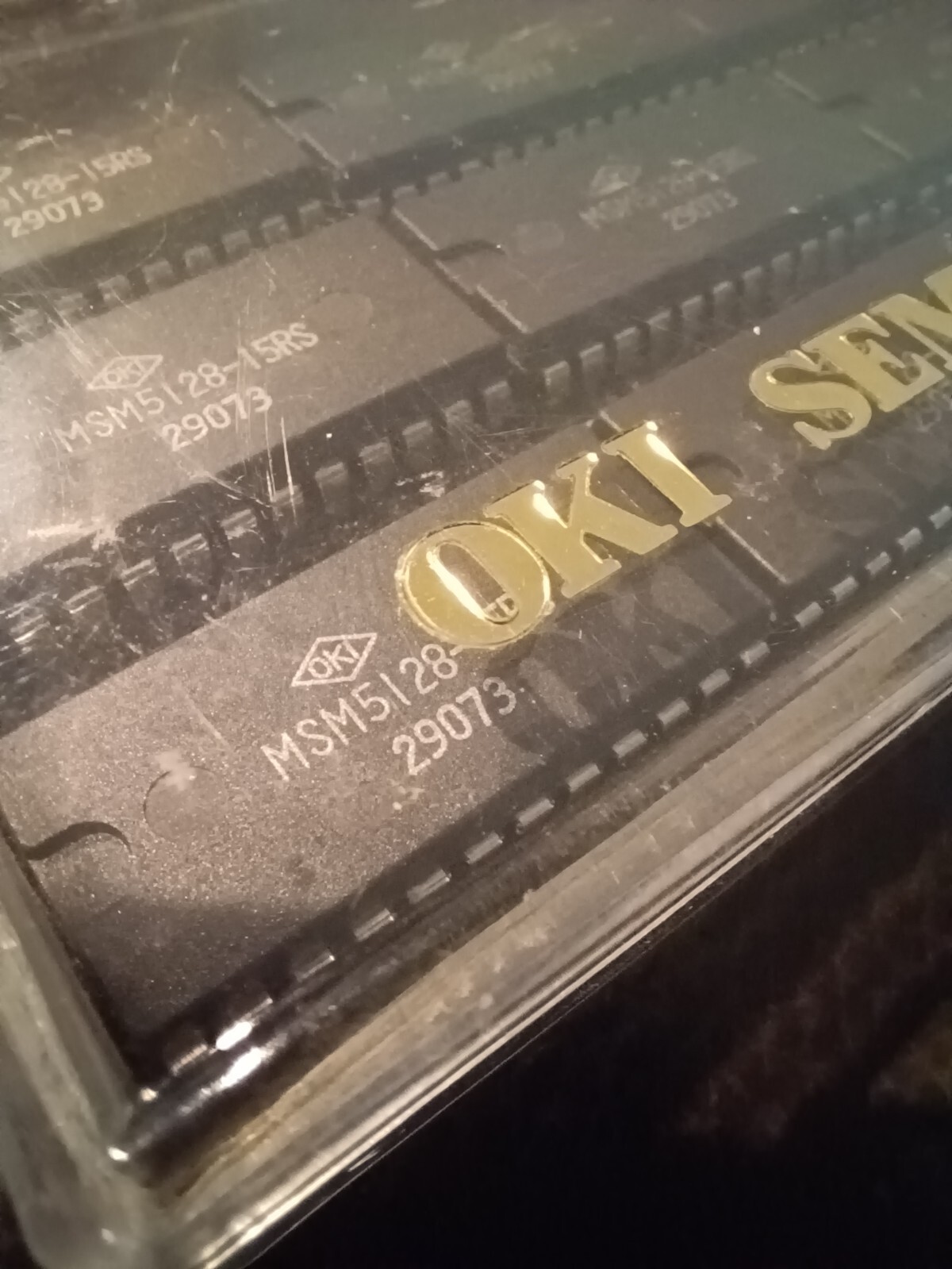 Lot of 3 MSM5128-12RS OKI CMOS Static RAM, 16Kb (2K x 8) IC New Old ...