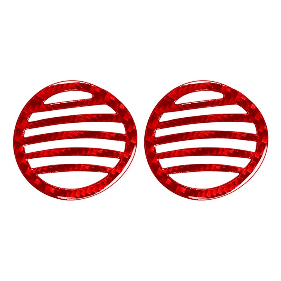 Innenraum Armaturenbrett Defogger Vent Panel Abdeckung Rot für Fiat 500 ...