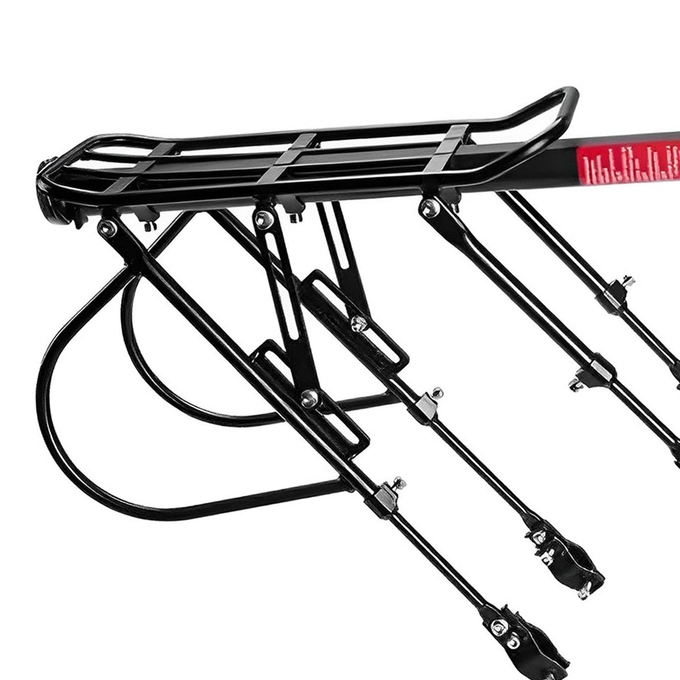 Rear Bike Rack Bicycle Rear Rack Accessories Easy to Install Aluminum ...