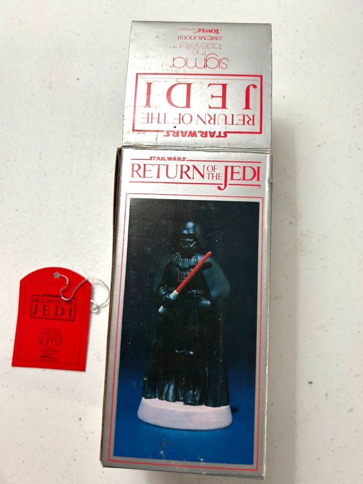 Original 1983 Star Wars ROTJ Sigma Ceramic DARTH VADER Figure | eBay