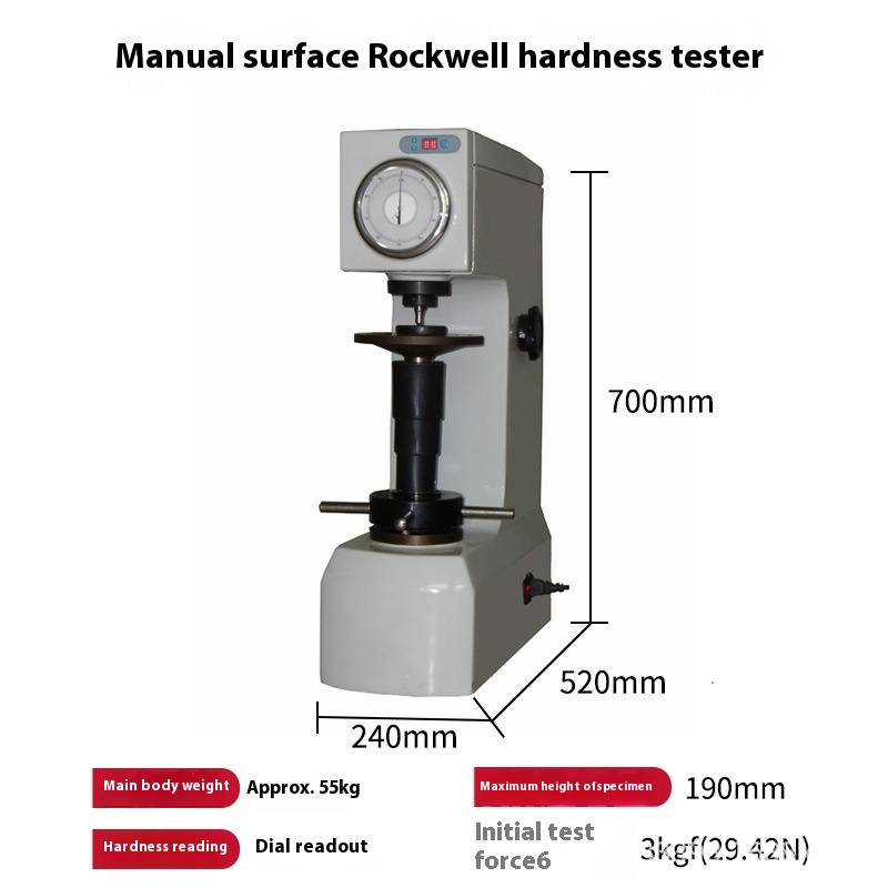 High-precision Rockwell Hardness Tester Electric Digital Display ...