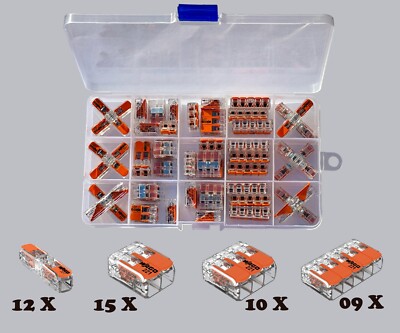 Wago Connectors Set Series 221 Compact, 46 pieces set Mini Connector ...