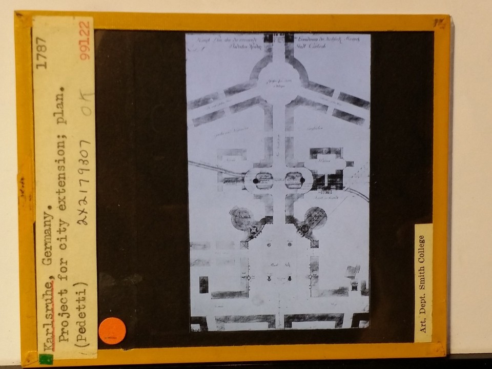 1787 Project for City Extension, Karlsruhe, Germany, Magic Lantern ...