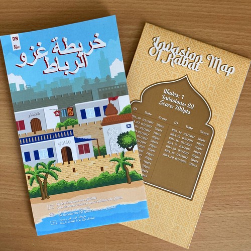 Space Invader - Rabat Invasion map | eBay