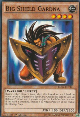 YUGIOH CARD BIG SHIELD GARDNA LDK2-ENY16 1ST EDITION | eBay