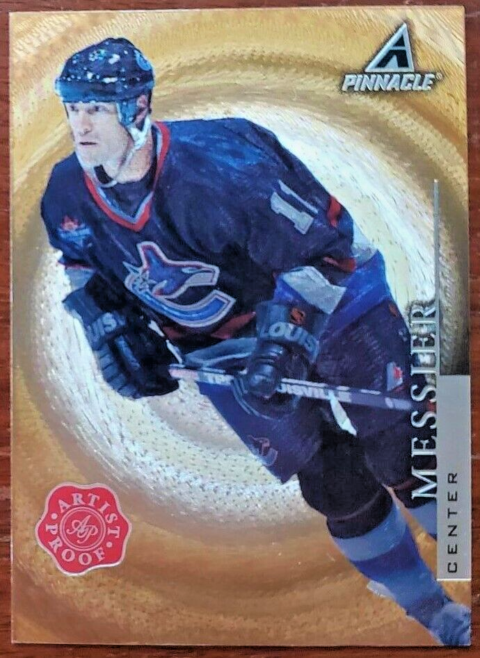 Mark Messier 1997-98 Pinnacle Artist Proof #27 Vancouver Canucks | eBay