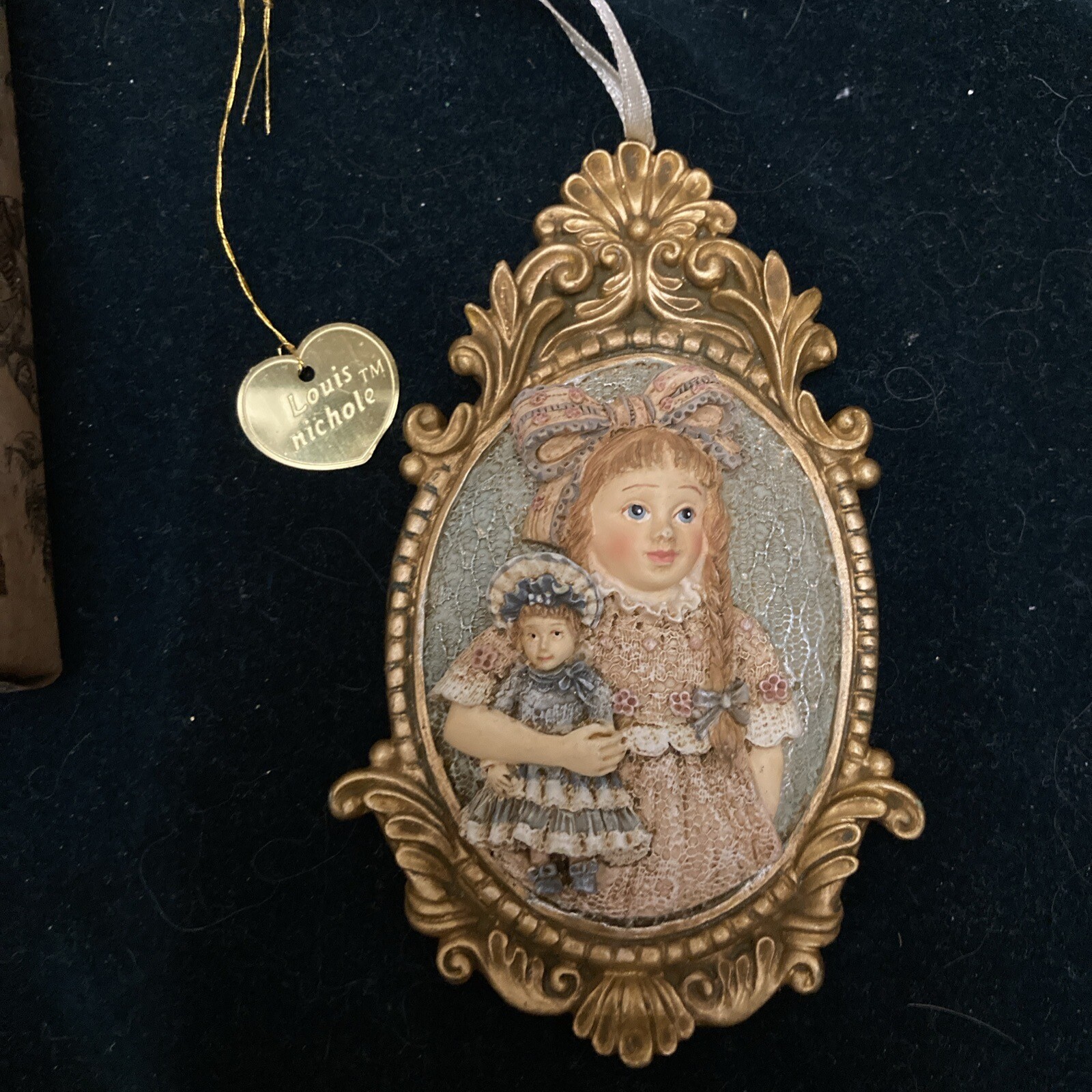 HOUSE OF LOUIS NICHOLE VICTORIAN Portrait KURT ADLER CHRISTMAS ORNAMENT ...
