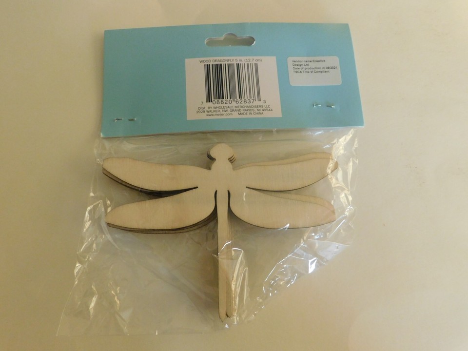 Creative Wood Dragonfly 5in (12.7cm) 5 count | eBay