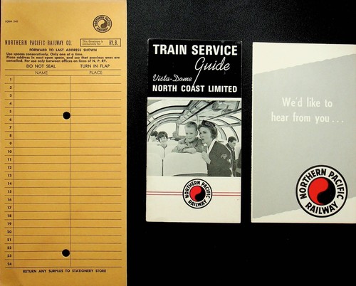 THREE NORTHERN PACIFIC RAILWAY COLLECTABLE ITEMS - E15-H | eBay