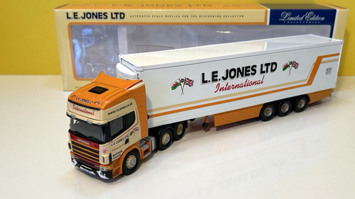 CORGI CC12908 SCANIA TOPLINE FRIDGE TRAILER 'L E JONES' LTD RUTHIN ...