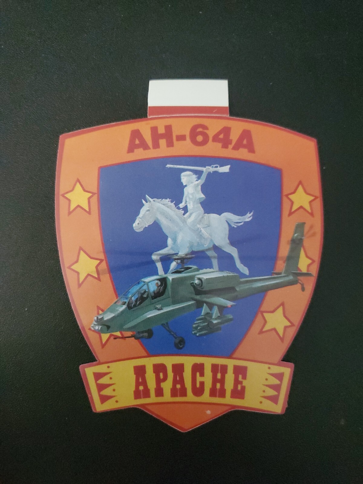 US Army AH-64A Apache Helicopter Sticker -Promotional Sticker Vintage ...