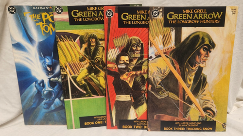 🔥 Green Arrow LONG BOW HUNTERS 1 2 3 SET Poison Tomorrow Batman 4 ...