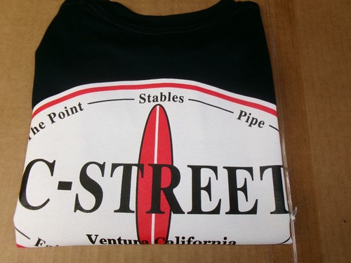 C - STREET SURF BREAKS VENTURA , CALIFORNIA CLOSE OUT SALE T-SHIRTS ...