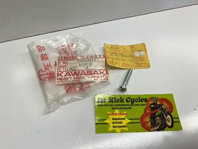 NOS Kawasaki 220B0528A Pan Head Screw 5x28 F3 Bushwhacker 175 1968-70 ...