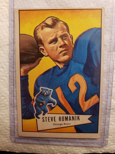 1952 Bowman Large #126 Steve Romanik Short Print Rookie Card | eBay