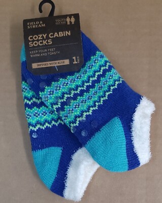 Field & Stream Cozy Cabin Socks Size one Size Youth | eBay