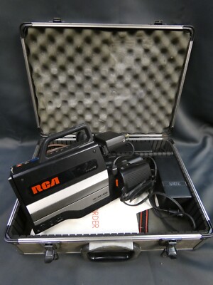 Vintage RCA CPR250 Handheld VHS Camcorder Bundle | eBay