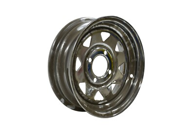 Dexstar 12x4 4-4 Chrome 8 Spoke Wheel 44-1245 | 4x4 | 0 Offset | Chrome ...